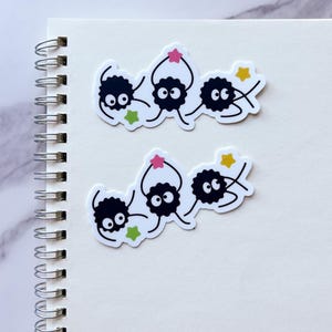 Soot Sprite Sticker | Cute Anime Decal | Soot Gremlins, Kawaii Magical ...