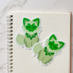 Sprigatito Sticker | Video Game Decal, Scarlet and Violet, Horizons ...