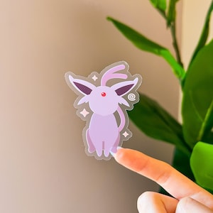 Espeon Sticker Eevee Evolution Pokemon, Eeveelutions Psychic Type Cute ...