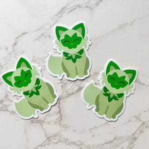 Sprigatito Sticker | Video Game Decal, Scarlet and Violet, Horizons ...