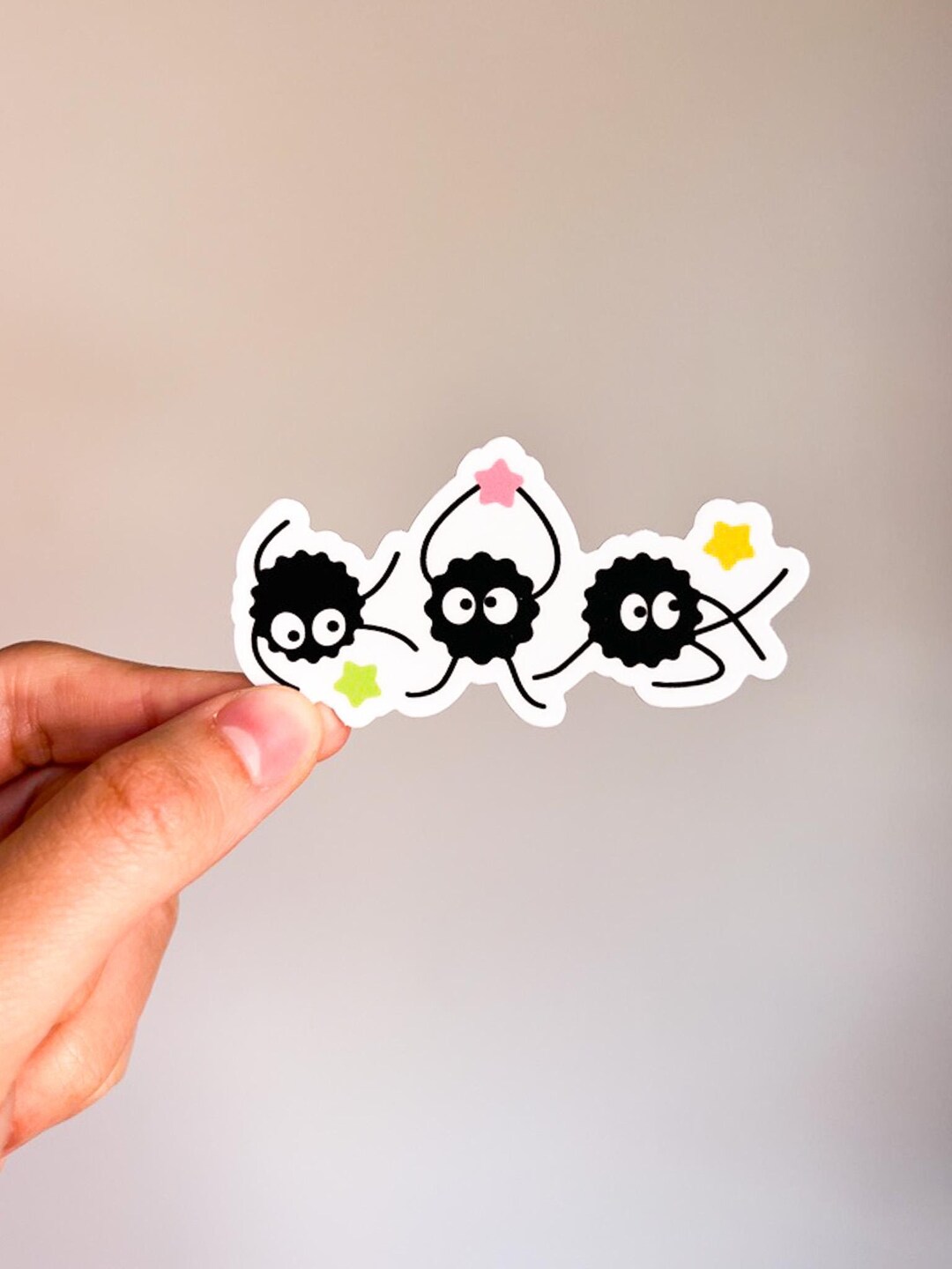 Soot Sprite Sticker | Cute Anime Decal | Soot Gremlins, Kawaii Magical ...