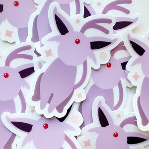 Espeon Sticker Eevee Evolution Pokemon, Eeveelutions Psychic Type Cute ...