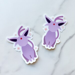 Espeon Sticker Eevee Evolution Pokemon, Eeveelutions Psychic Type Cute ...