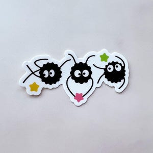 Soot Sprite Sticker | Cute Anime Decal | Soot Gremlins, Kawaii Magical ...