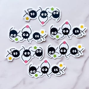 Soot Sprite Sticker | Cute Anime Decal | Soot Gremlins, Kawaii Magical ...