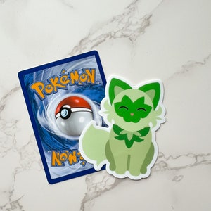 Sprigatito Sticker | Video Game Decal, Scarlet and Violet, Horizons ...