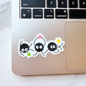 Soot Sprite Sticker | Cute Anime Decal | Soot Gremlins, Kawaii Magical ...