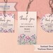 Fully Editable Favor Tags Instant Download, Purple Wedding Favor Tag ...