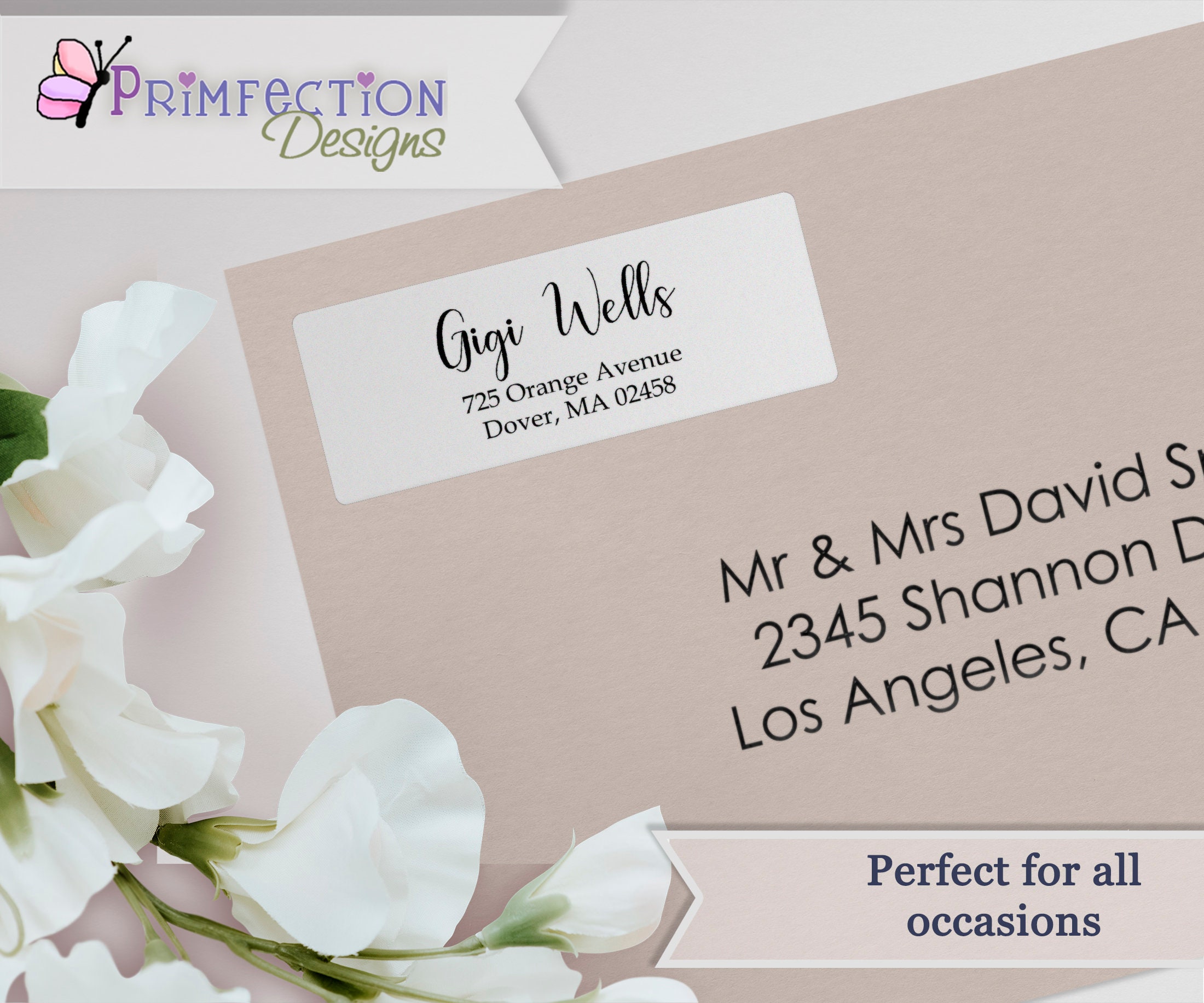 Return Address Labels Clear Address Labels Custom Address - Etsy