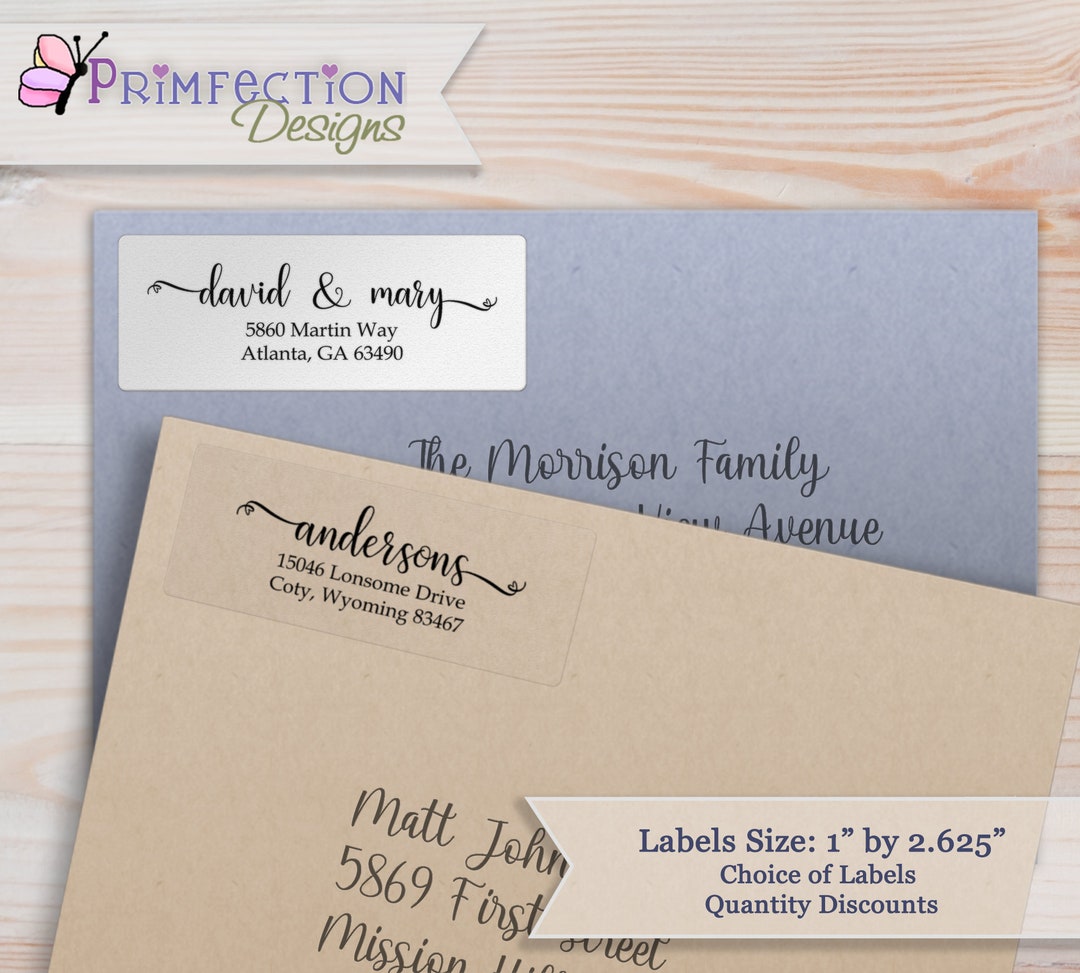 Return Address Labels, Clear Address Labels, Custom Address Labels ...