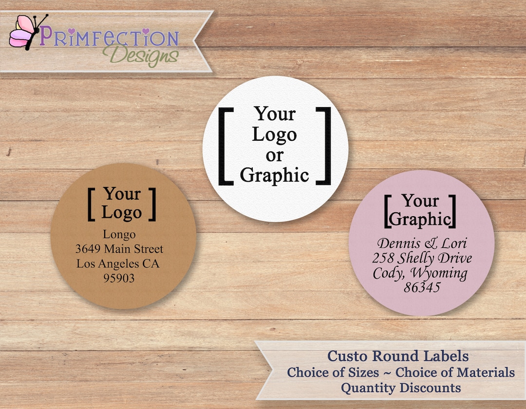 Stickers Custom Circle, Custom Round Labels, 1.5 Round Sticker, 1.67 ...