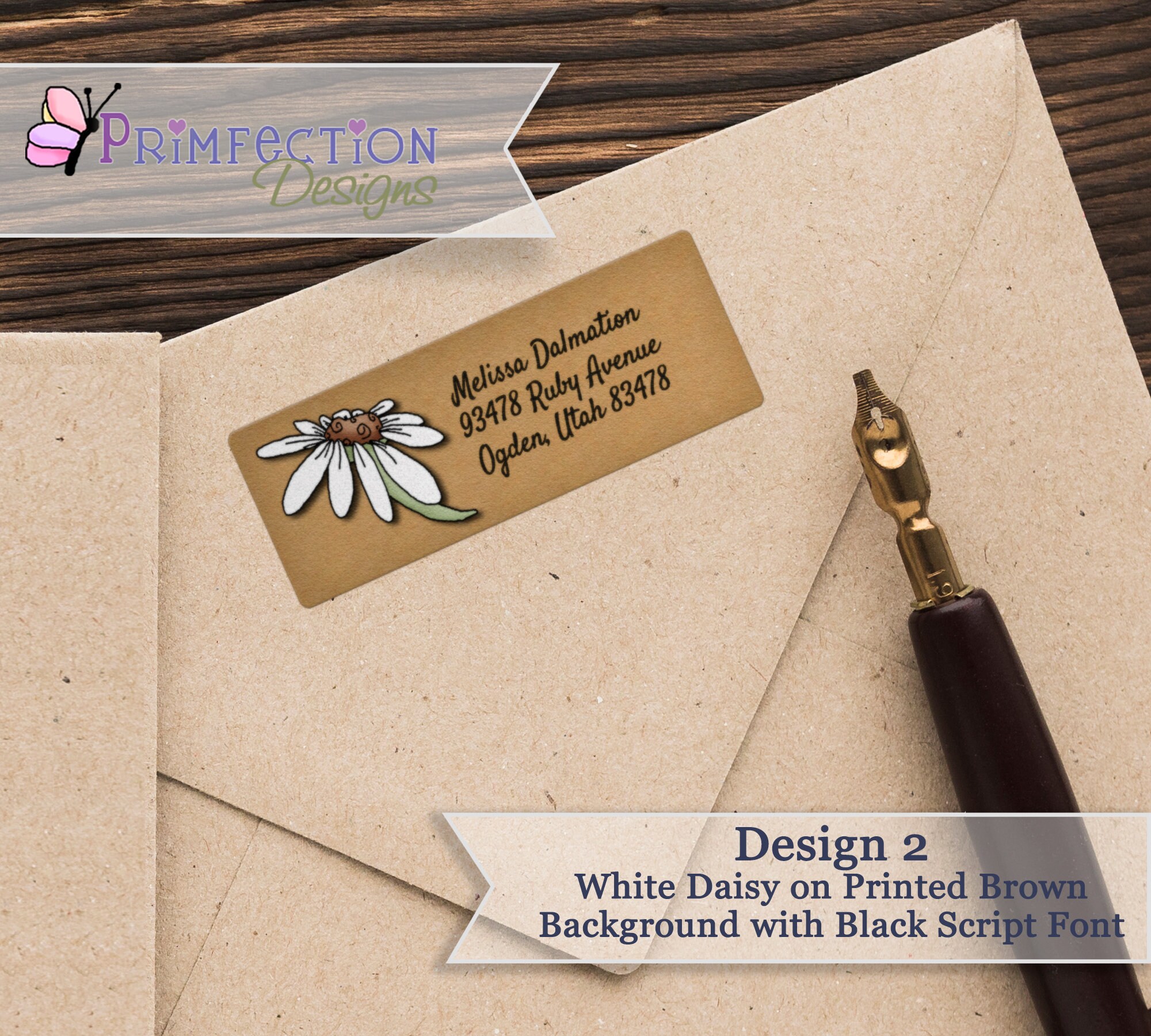 Personalized Return Address Labels 30 Flower Address Labels - Etsy.de