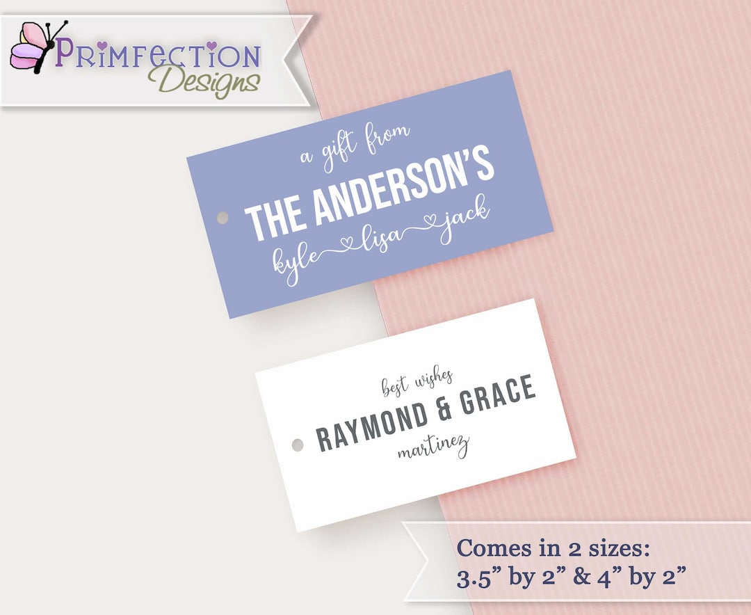 Fully Editable Gift Tags Instant Download, All Occasion Gift Tags ...