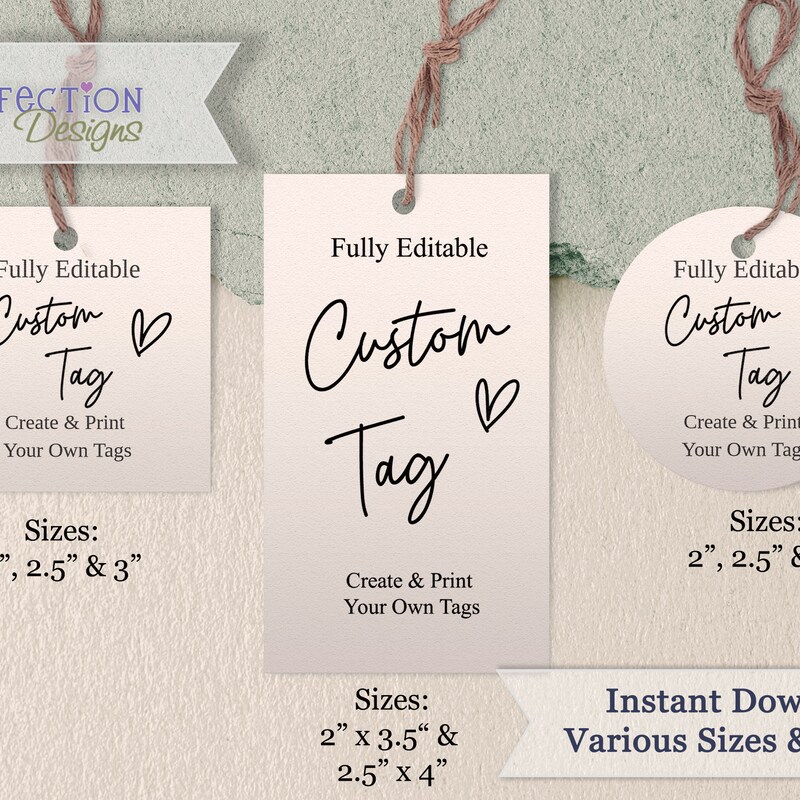 Favor Hang Tags - Etsy
