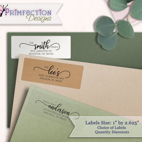 Personalized Address Labels - Etsy