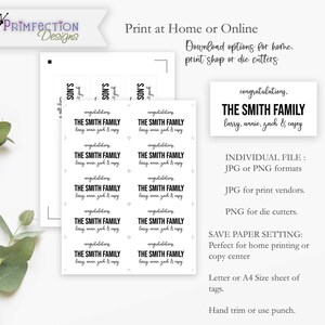 Fully Editable Gift Tags Instant Download, All Occasion Gift Tags ...