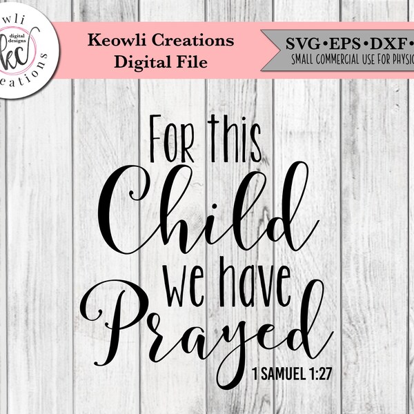 Svg Files for Cricut Praying Child Silhouette - Etsy