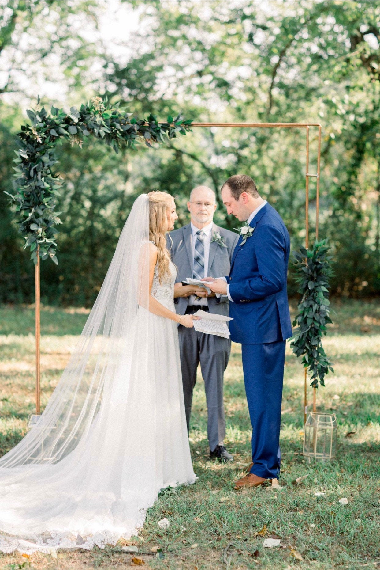 Copper Wedding Arch Backdrop Copper Wedding Arch Double - Etsy