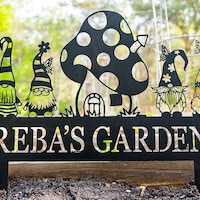 Miniature Gnomes/ Sponge Bob Inspired Gnomes/ Garden Gnome/ Tiered Tray ...