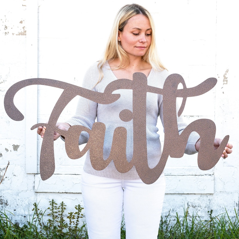 Faith Sign - Etsy