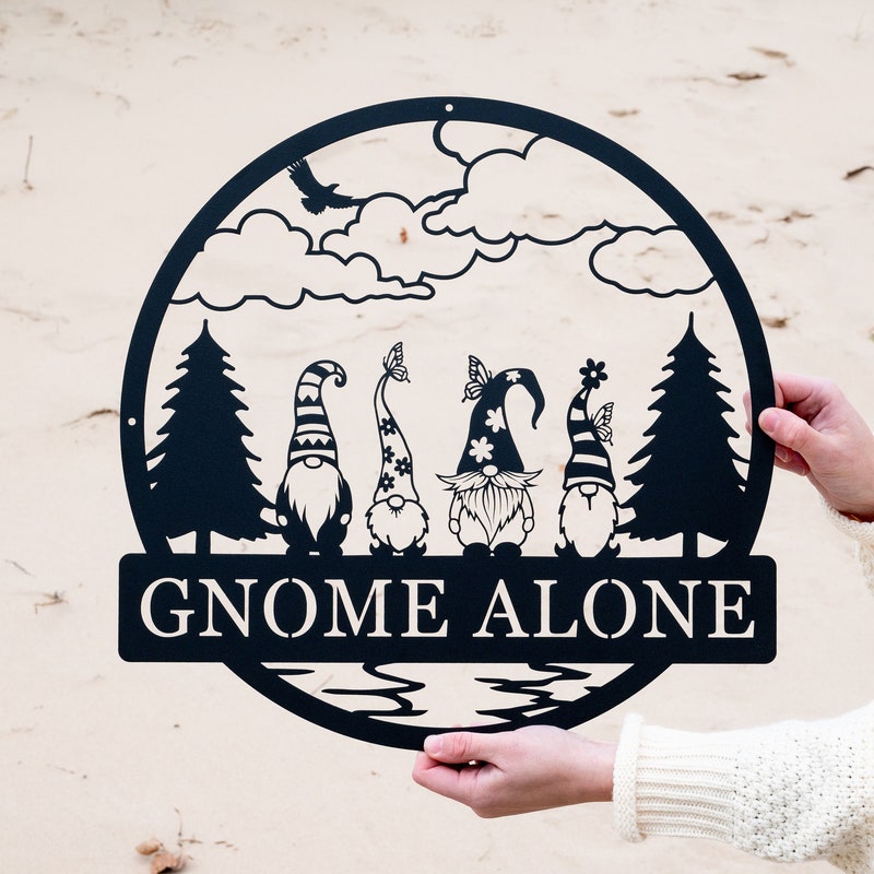 Gnome Sign - Etsy