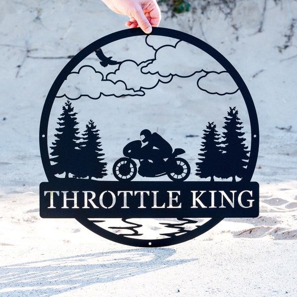 Motorcycle Sign - Etsy