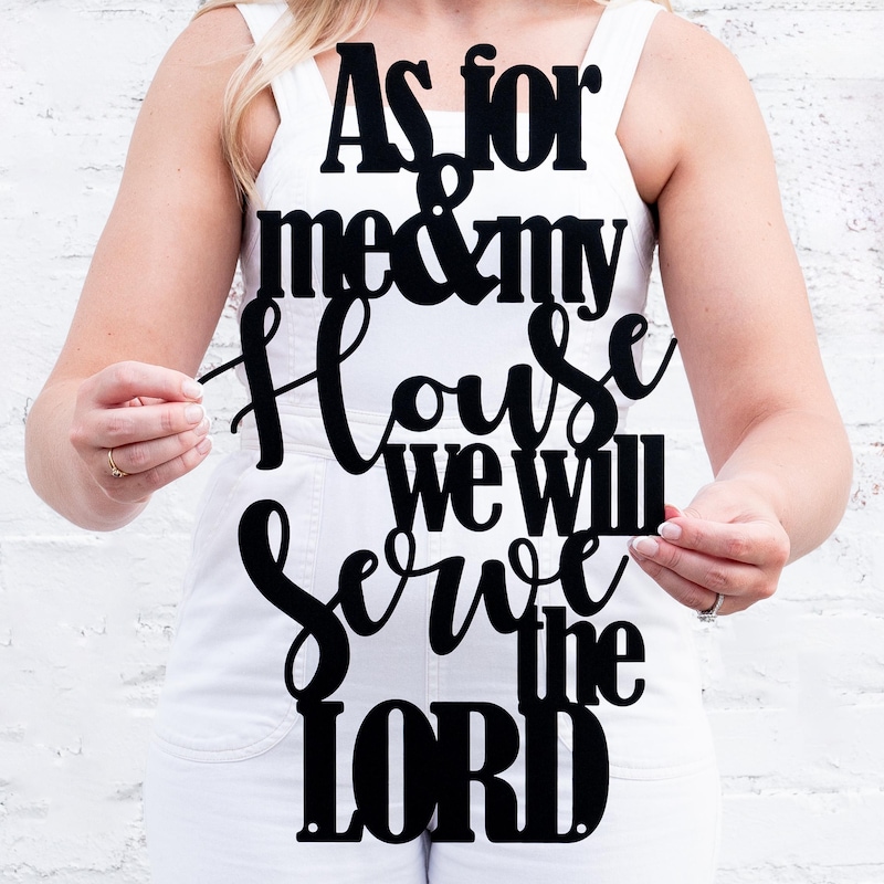 Serve the Lord Sign - Etsy