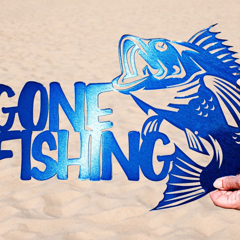 Gone Fishin Sign - Etsy
