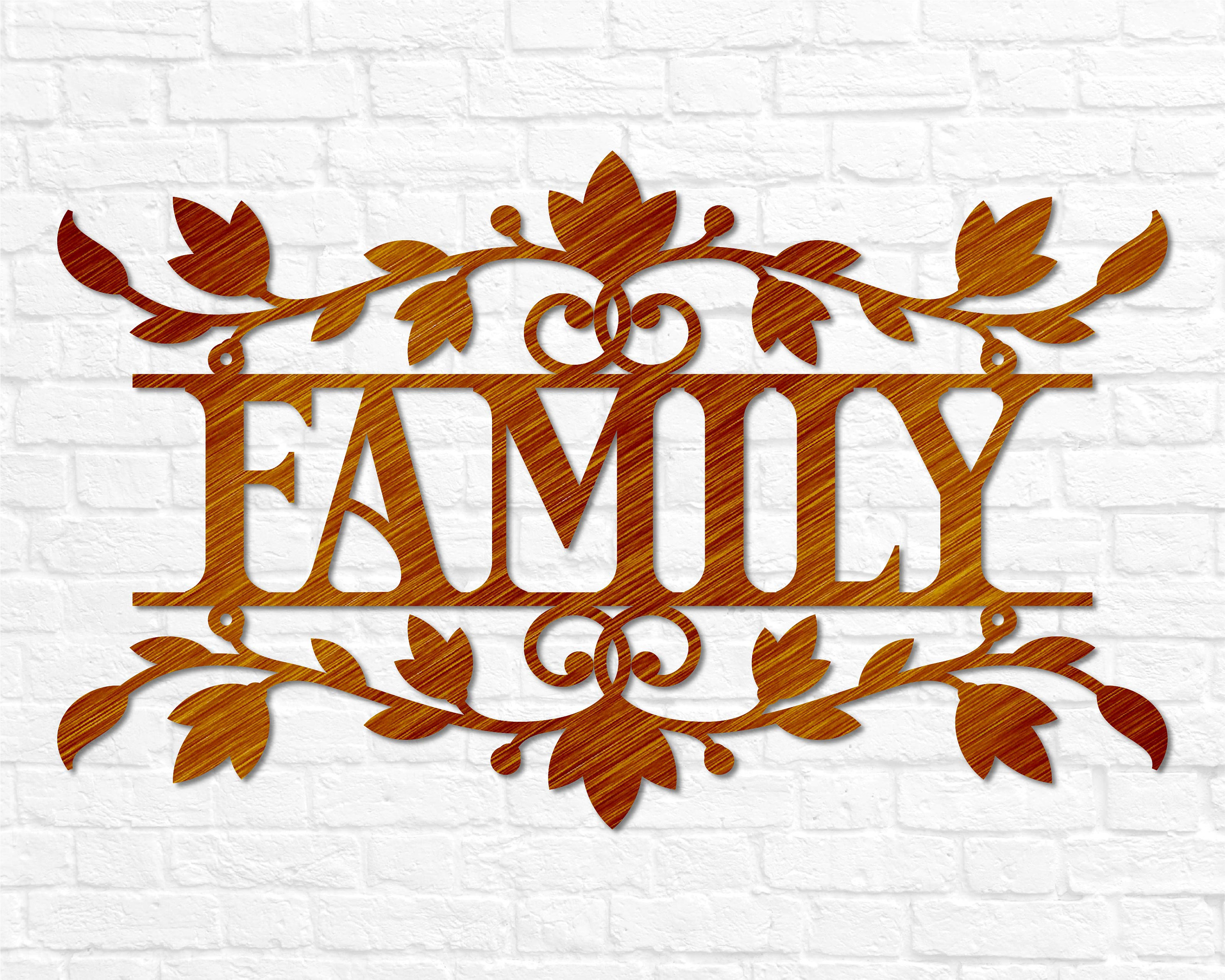 Metal Family Sign Metal Family Wall Decor Family Wall Art Family Wall ...