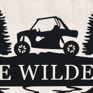 Personalized UTV Side by Side Name Sign | Dune Buggy Gifts | Metal RZR ...