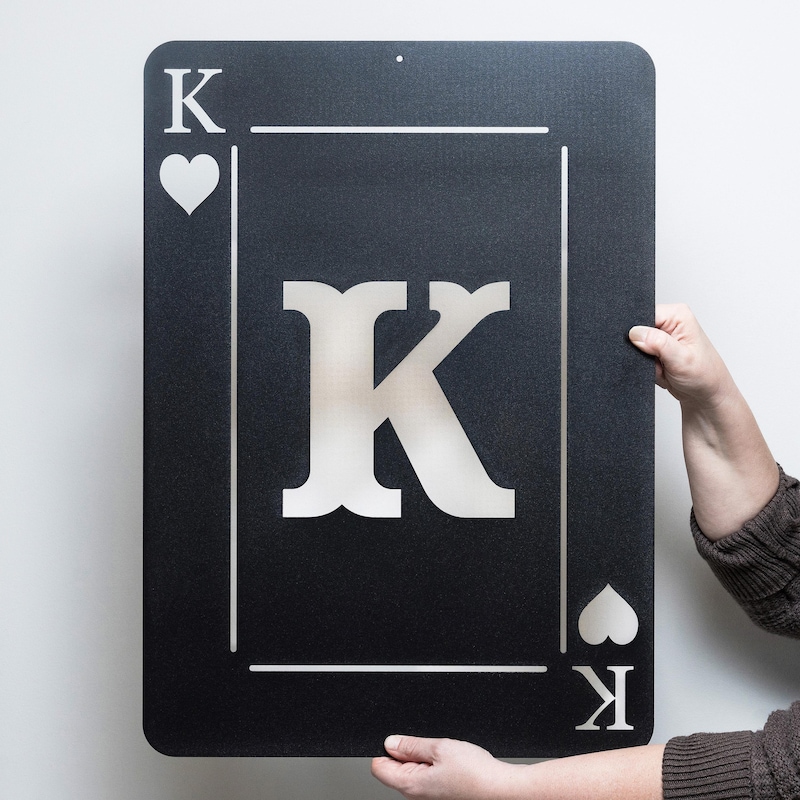 Metal Playing Cards - Etsy