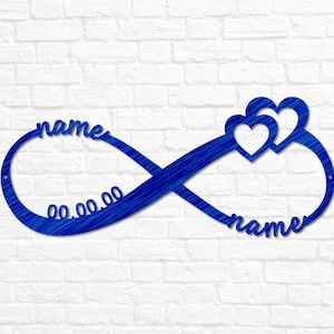 Personalized Wedding Gift for Couple | Custom Infinity Sign | Wedding ...