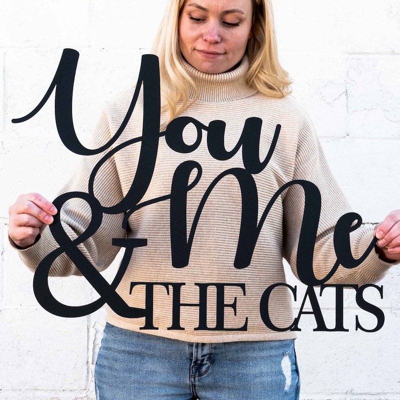 You Me and the Cat - Etsy