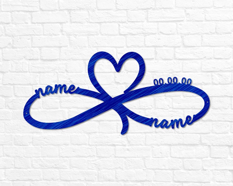 Gifts for Her Custom Infinity Sign Personalized Wedding Gift - Etsy