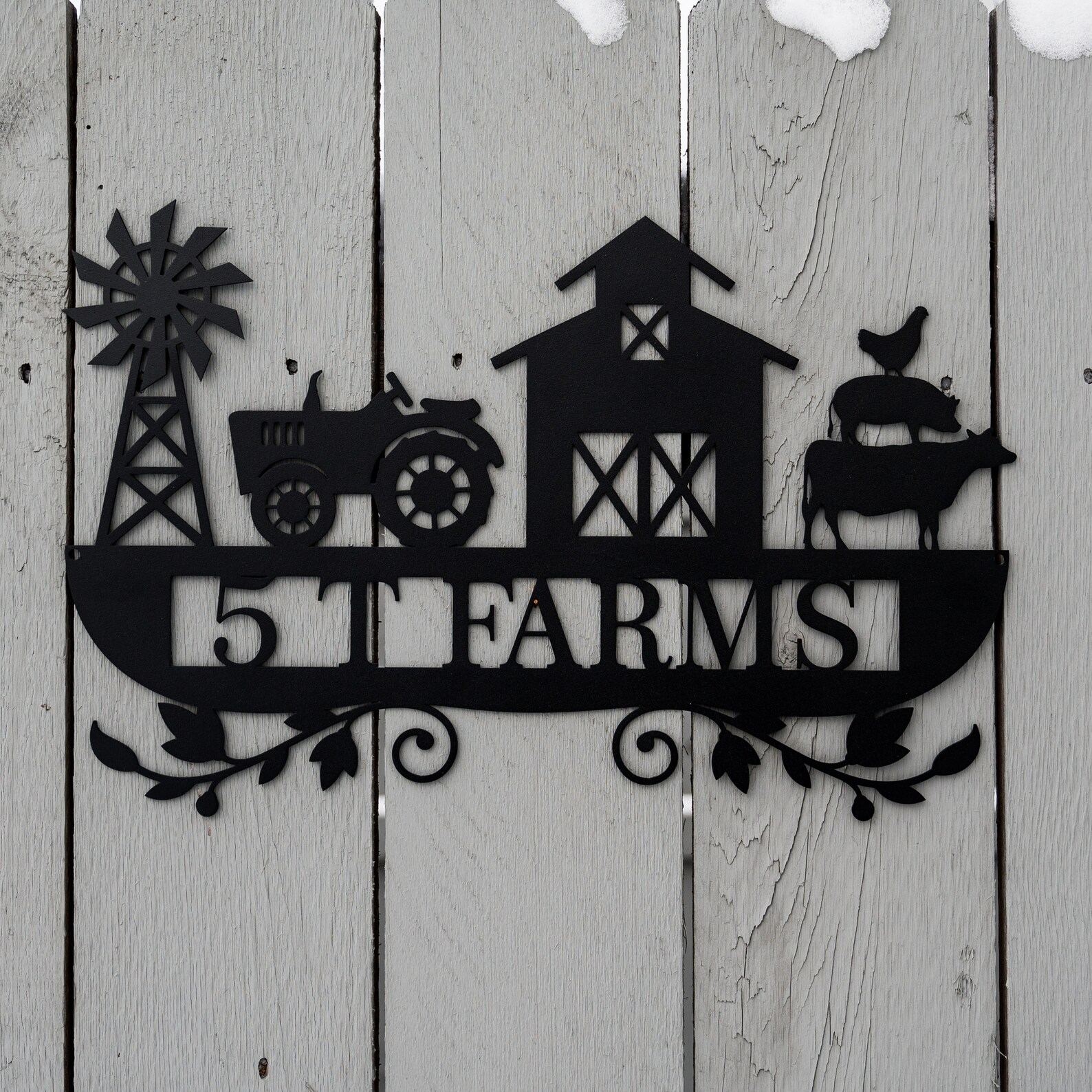 Personalized Farm Metal Sign Farm Sign Personalized Farmhouse - Etsy