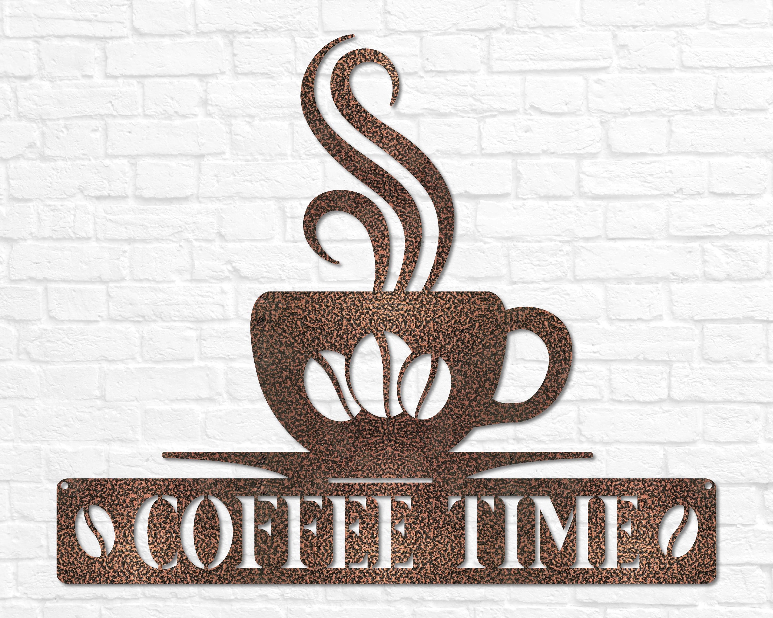 Coffee Sign Metal Coffee Sign for Kitchen Coffee Sign Decor - Etsy