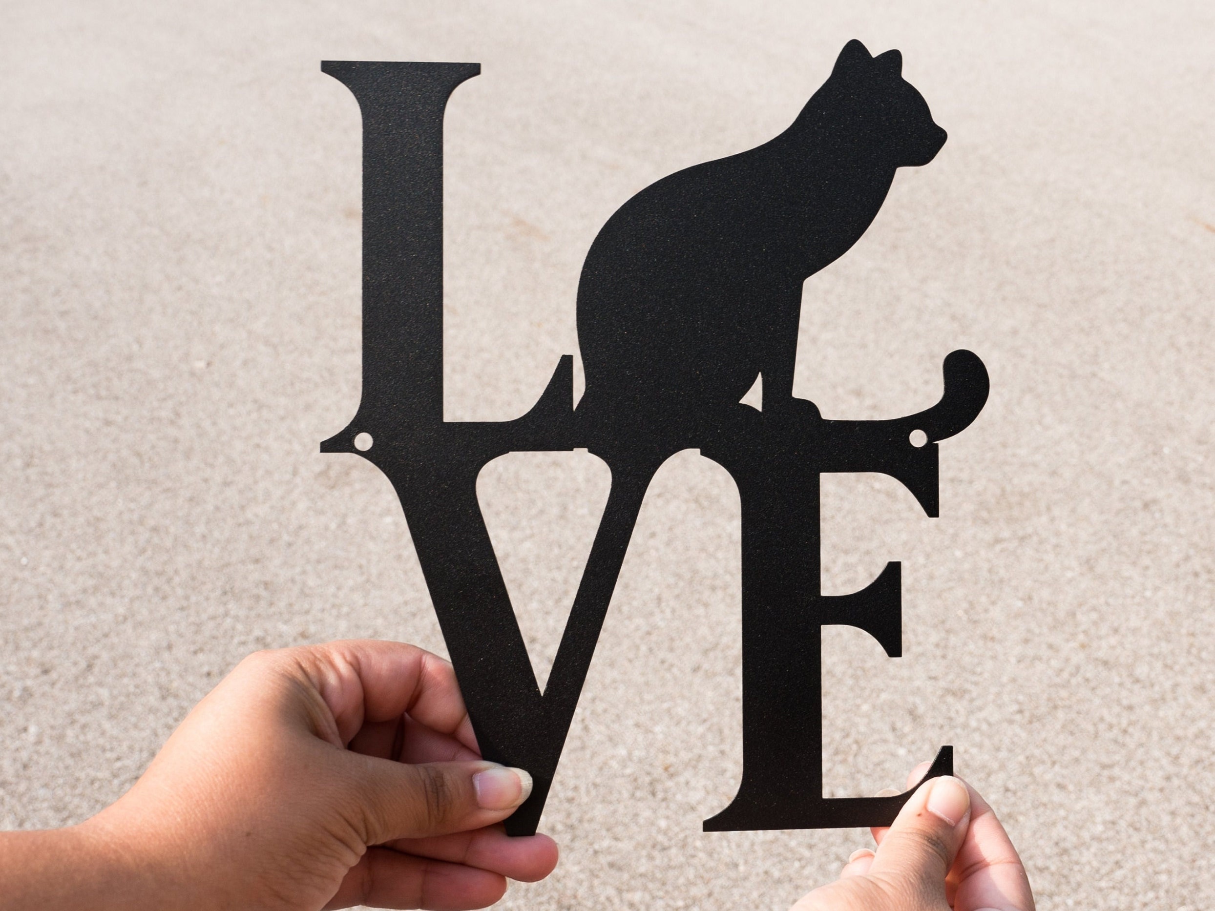 Metal Cat Decor Cat Wall Art Metal Cat Gifts for Cat Lover Gift Women ...