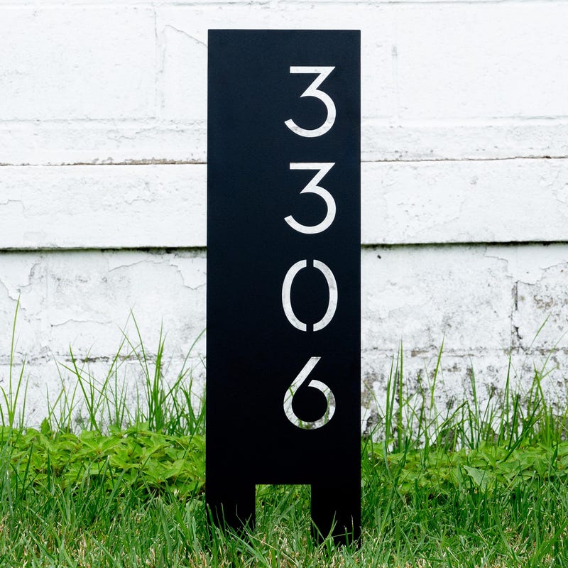 House Numbers Yard Sign - Etsy