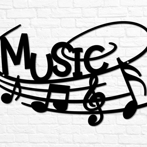 Music Name Art Personalized Gift for the Musician - Etsy