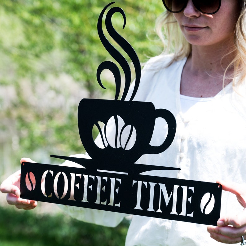 Coffee Sign Metal Coffee Sign for Kitchen Coffee Sign Decor - Etsy