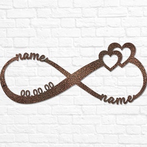 Personalized Wedding Gift for Couple | Custom Infinity Sign | Wedding ...