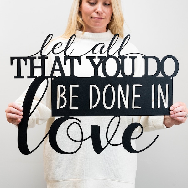 Love Quote Sign - Etsy