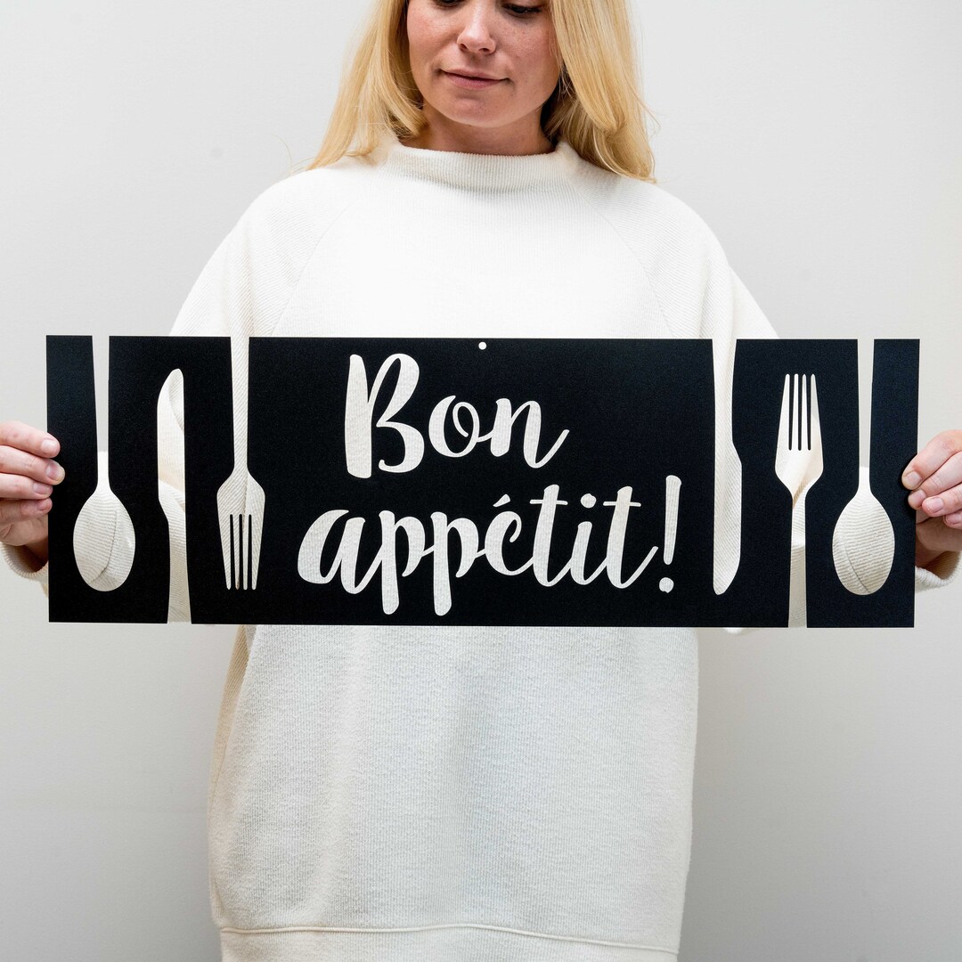 Metal Bon Appetit Kitchen Wall Decor | Kitchen Wall Art | Kitchen Gift ...