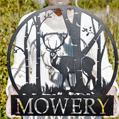 Custom Metal Hunting Sign - Etsy