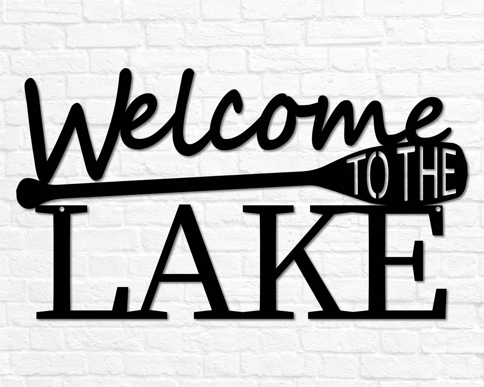 Welcome to the Lake Sign Lake House Decor Lakehouse Wall - Etsy