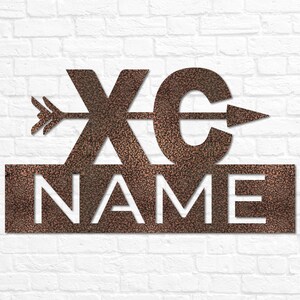 Custom Outdoor Cross Country Name Sign | Personalized Athlete Sign ...