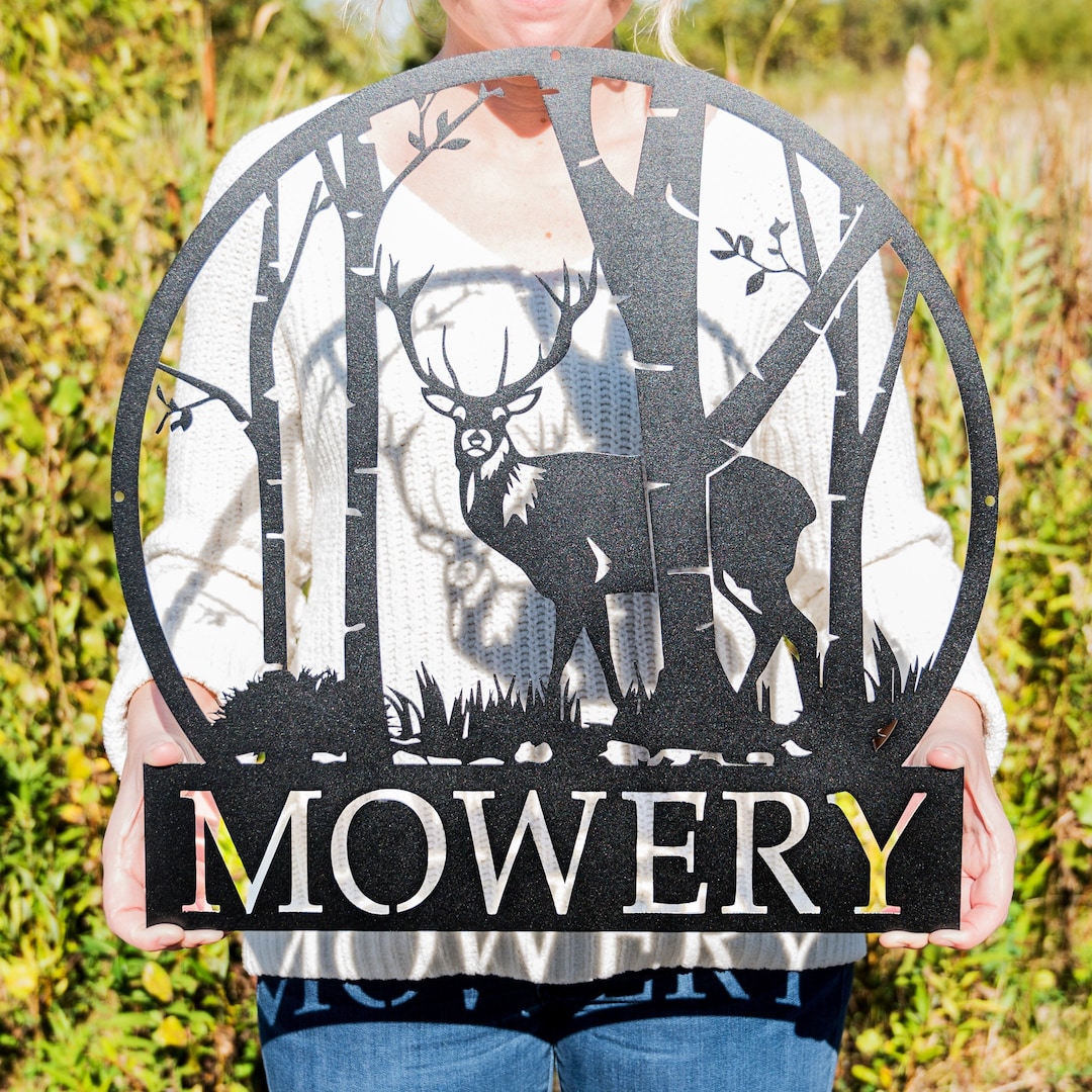 Custom Cabin Decor | Gift for Him | Custom Hunting Sign | Hunter Gift ...