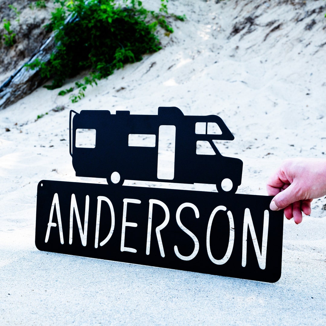 Custom Metal Camper Van Plaque Sign | Camper Decor | Camping Gift ...