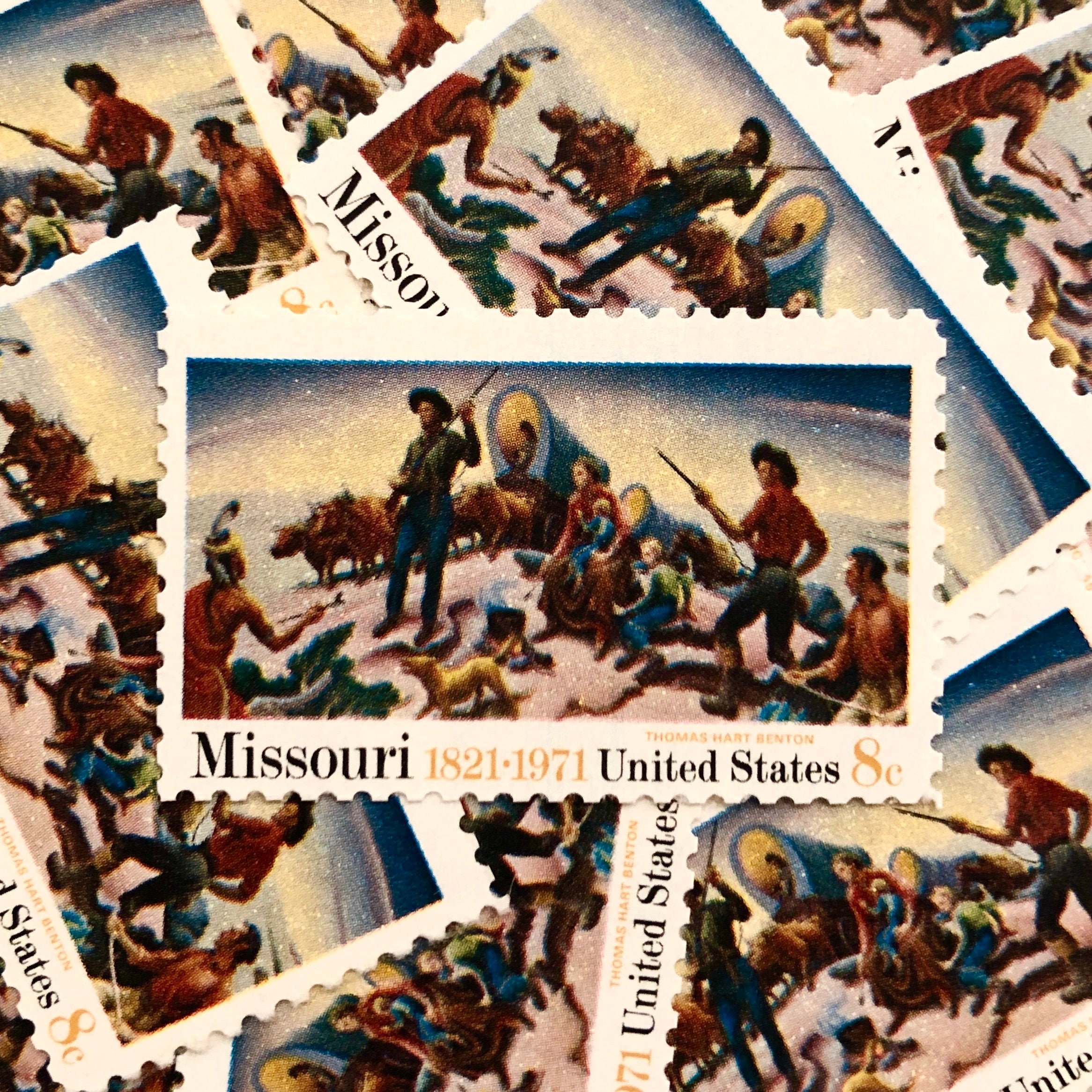 5 Missouri Statehood 150th Anniversary Stamps – 1971 – Eight Cents ...