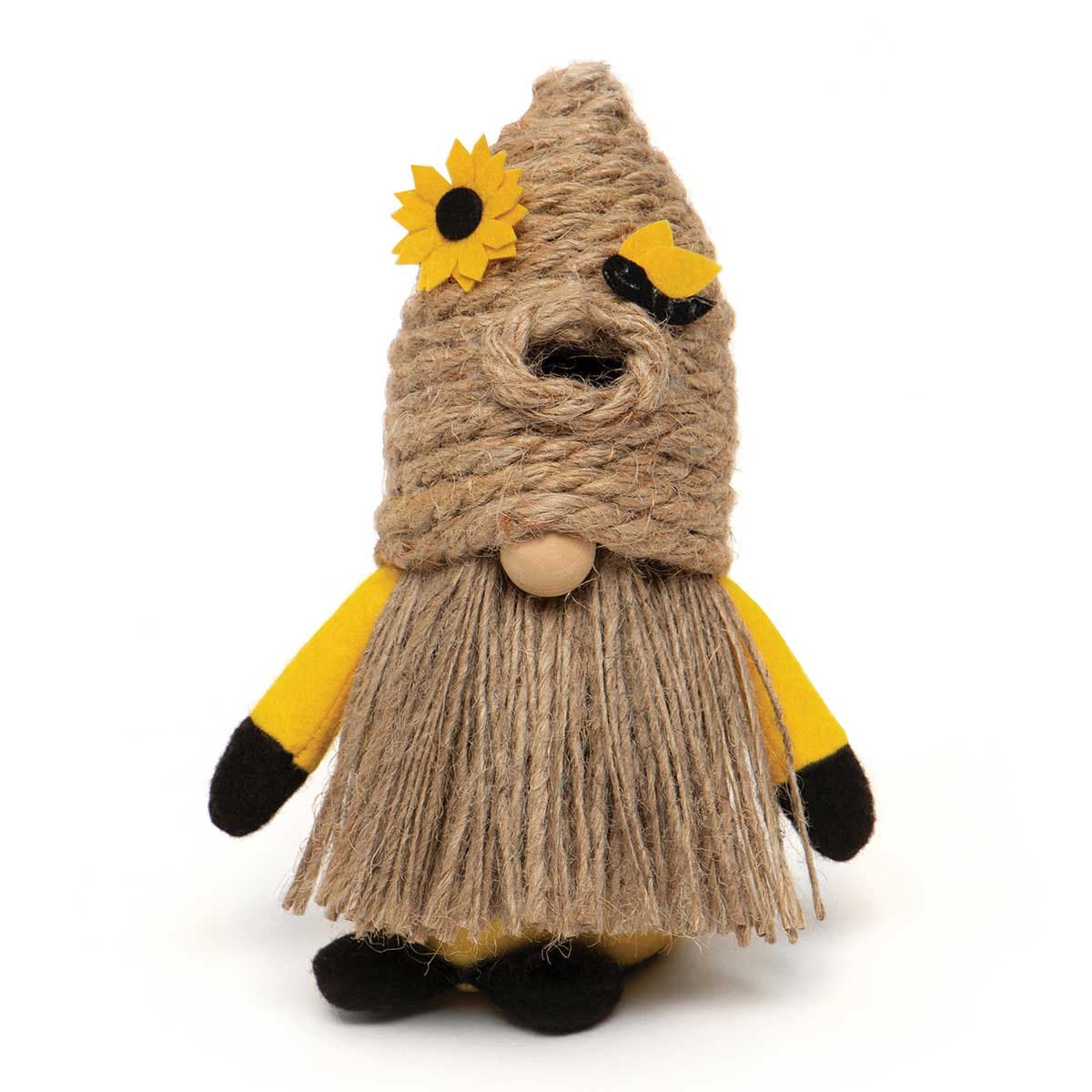 Bee Gnome With Bee Hive Hat Spring Gnome Honey Bee Bumble - Etsy